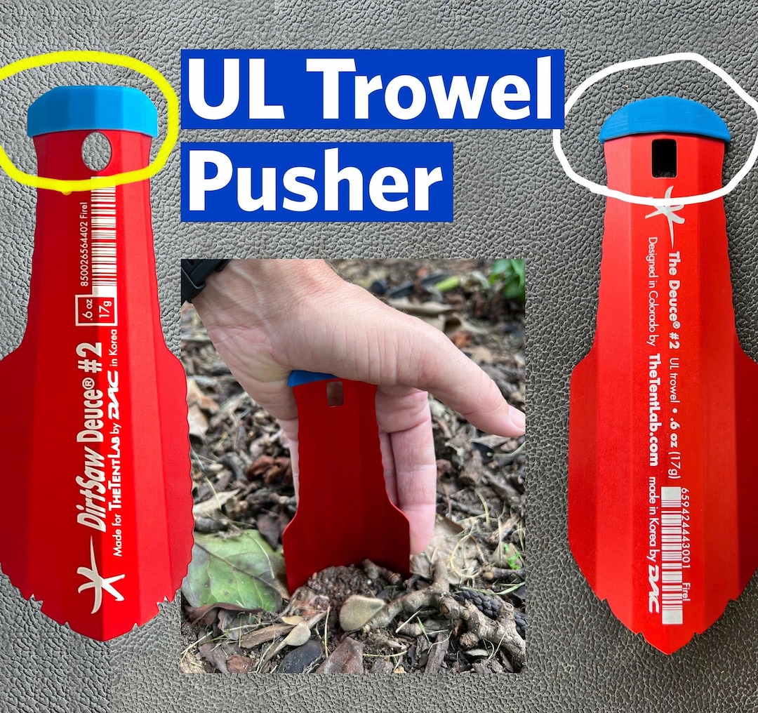 Ultralight Trowel Pusher, Tentlab Deuce and Dirtsaw Models - Etsy