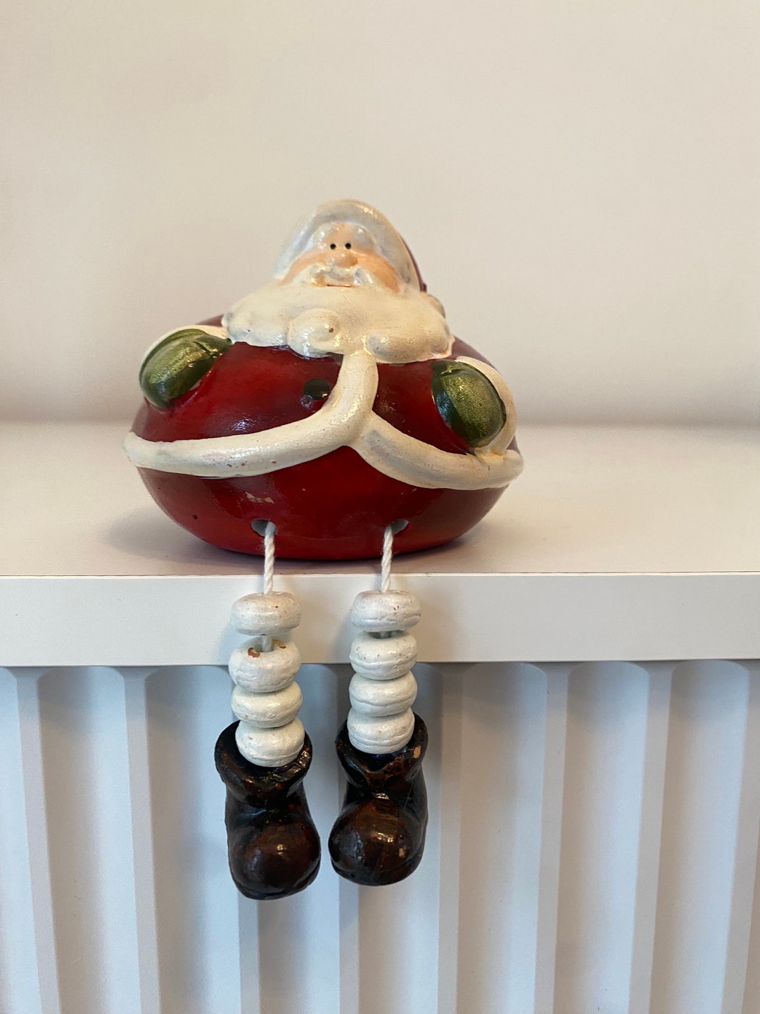 Vintage Old Dangling Legs Santa Claus - Etsy