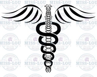 Chiropractic Caduceus Clipart Free