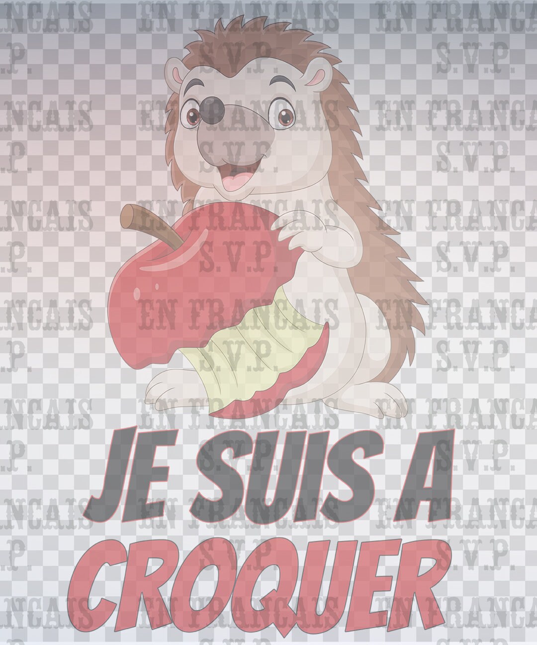 Dessin Hérisson A Croquer En Format Png,dessin Sublimation,french DTF ...