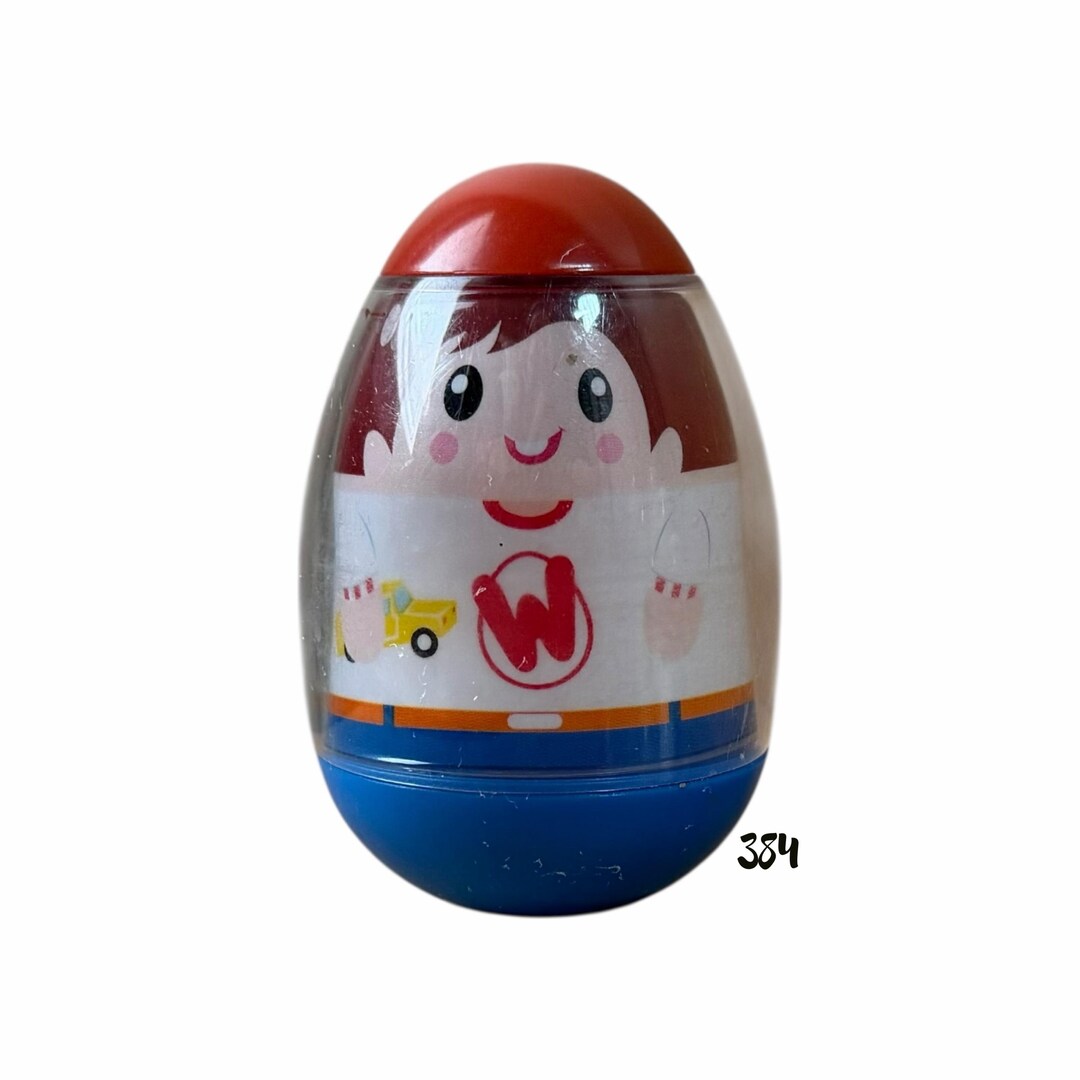 Vintage Playskool Hasbro 3” Weebles Wobble Figure #2 | Brown-haired Dad ...