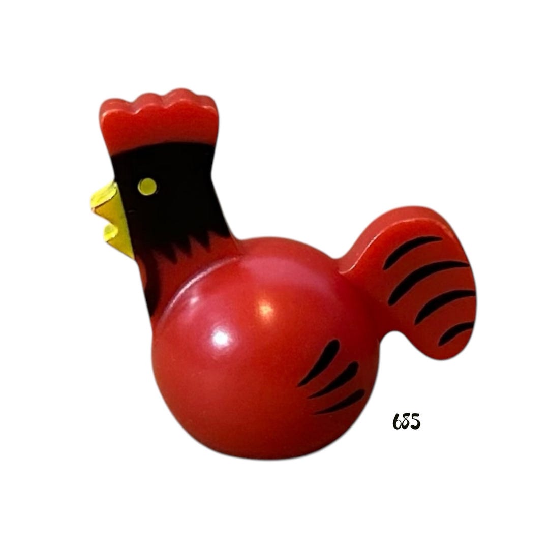 Fisher Price Little People Red Chicken Rooster Animal Vintage Toy Play ...