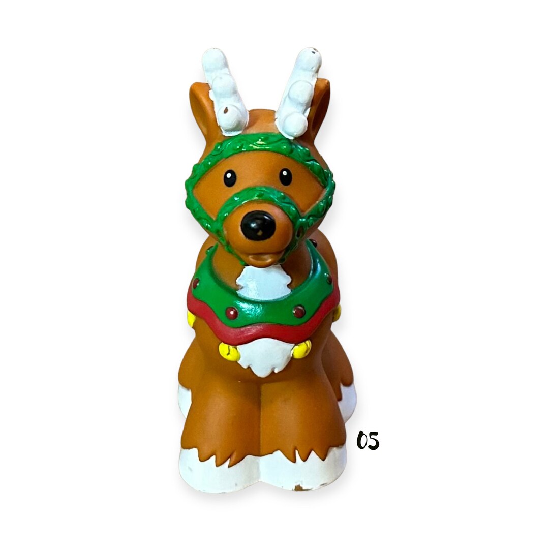 Fisher Price Little People 2004 Lead Reindeer for Santa Sleigh Vintage ...