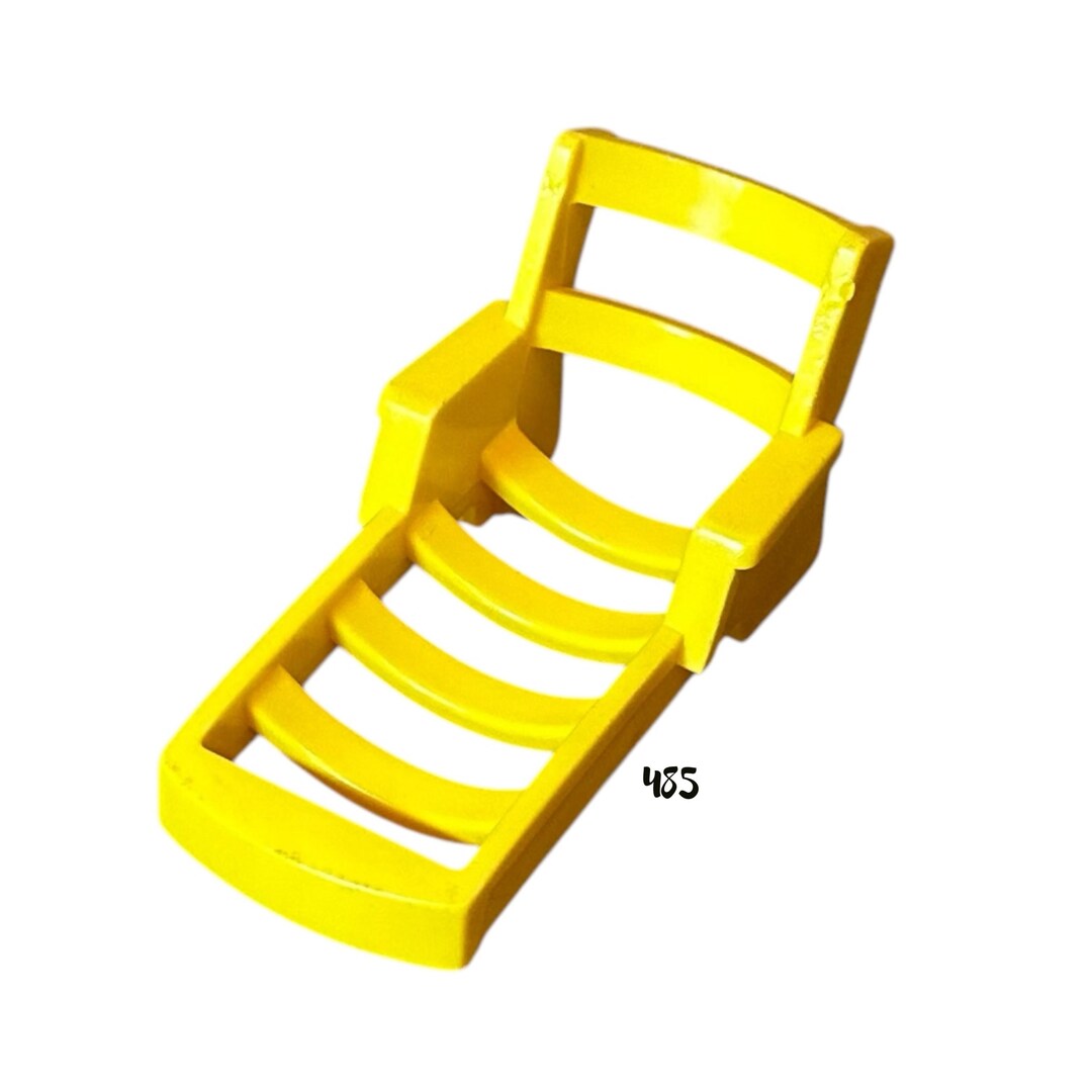 Fisher Price Little People Yellow Lounge Chair Chaise Vintage Toy Play ...