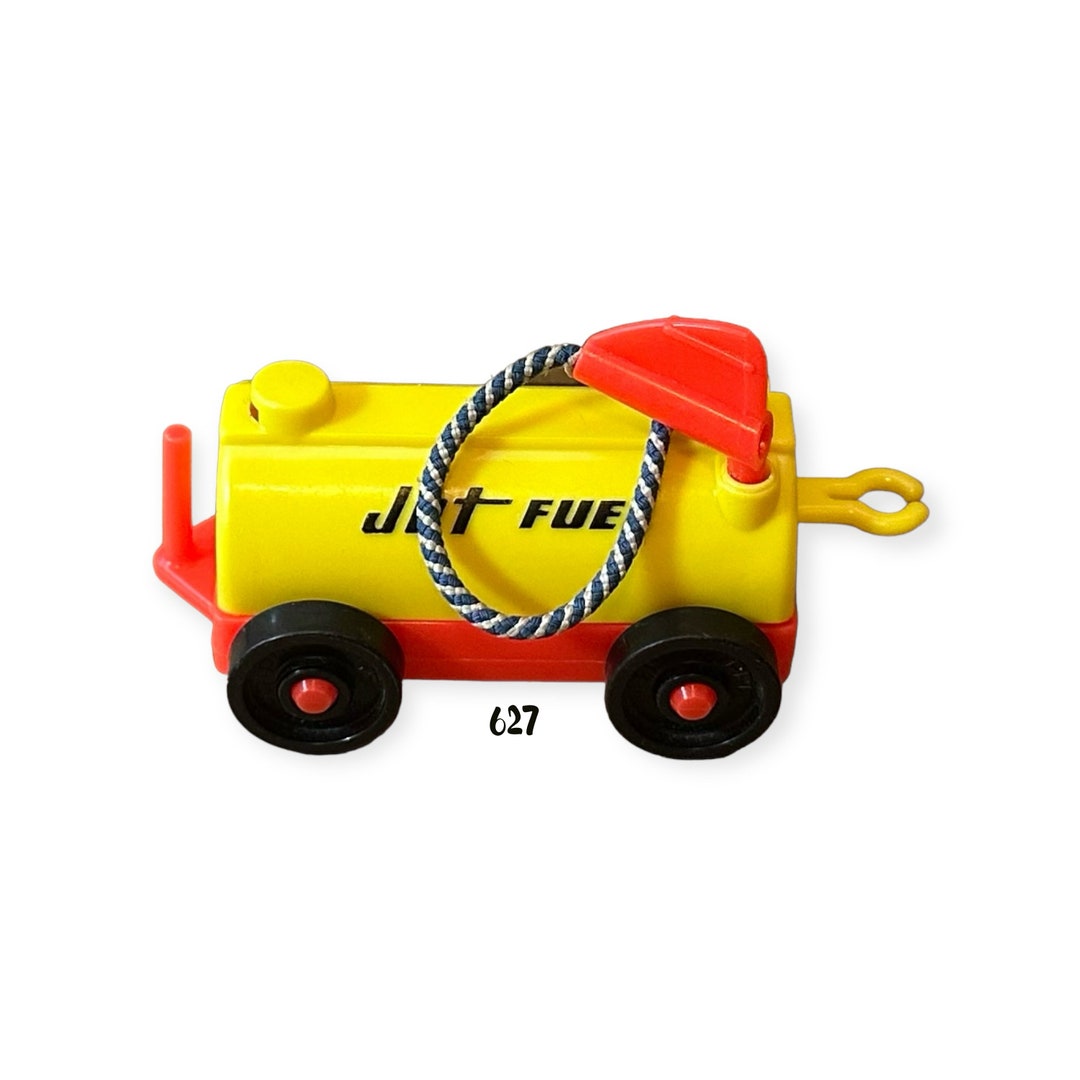 Fisher Price Little People Yellow Jet Fuel Gas Tank Tram With Nozzle ...