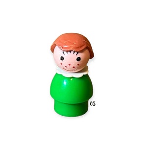 Fisher Price Little People Figure Green Girl With Freckles Daughter ...