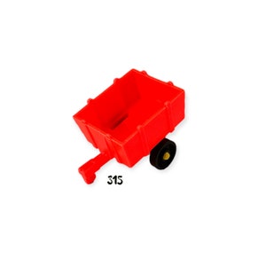 Fisher Price Little People Red Hay Cart Wagon for Tractor Vintage Toy ...