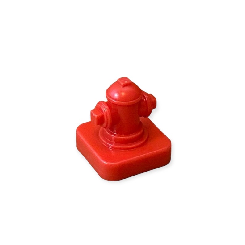 Fisher Price Little People Small Red Fire Hydrant Square Base Road Sign ...