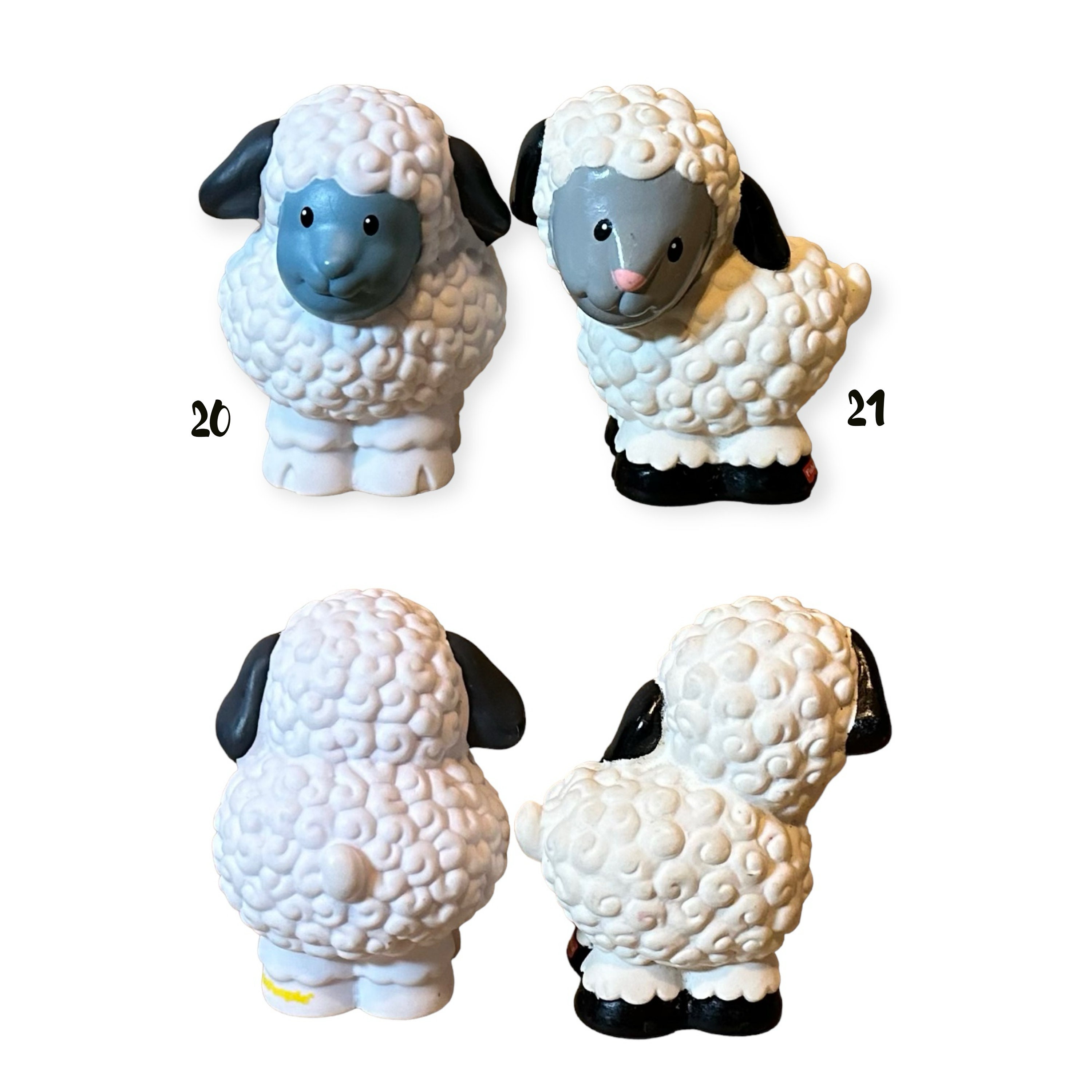 Fisher Price Little People Bird Bunny Chicken Rooster Horse Cow Pig ...