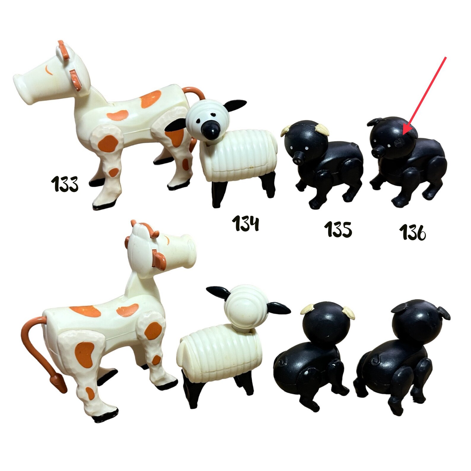 Fisher Price Little People Horse Cow Dog Pig Sheep Lamb - Etsy