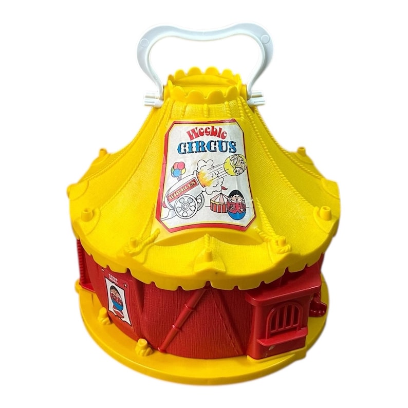 Vintage Playskool Weeble Wobbles Circus Tent Playset | 1970’s Carry ...
