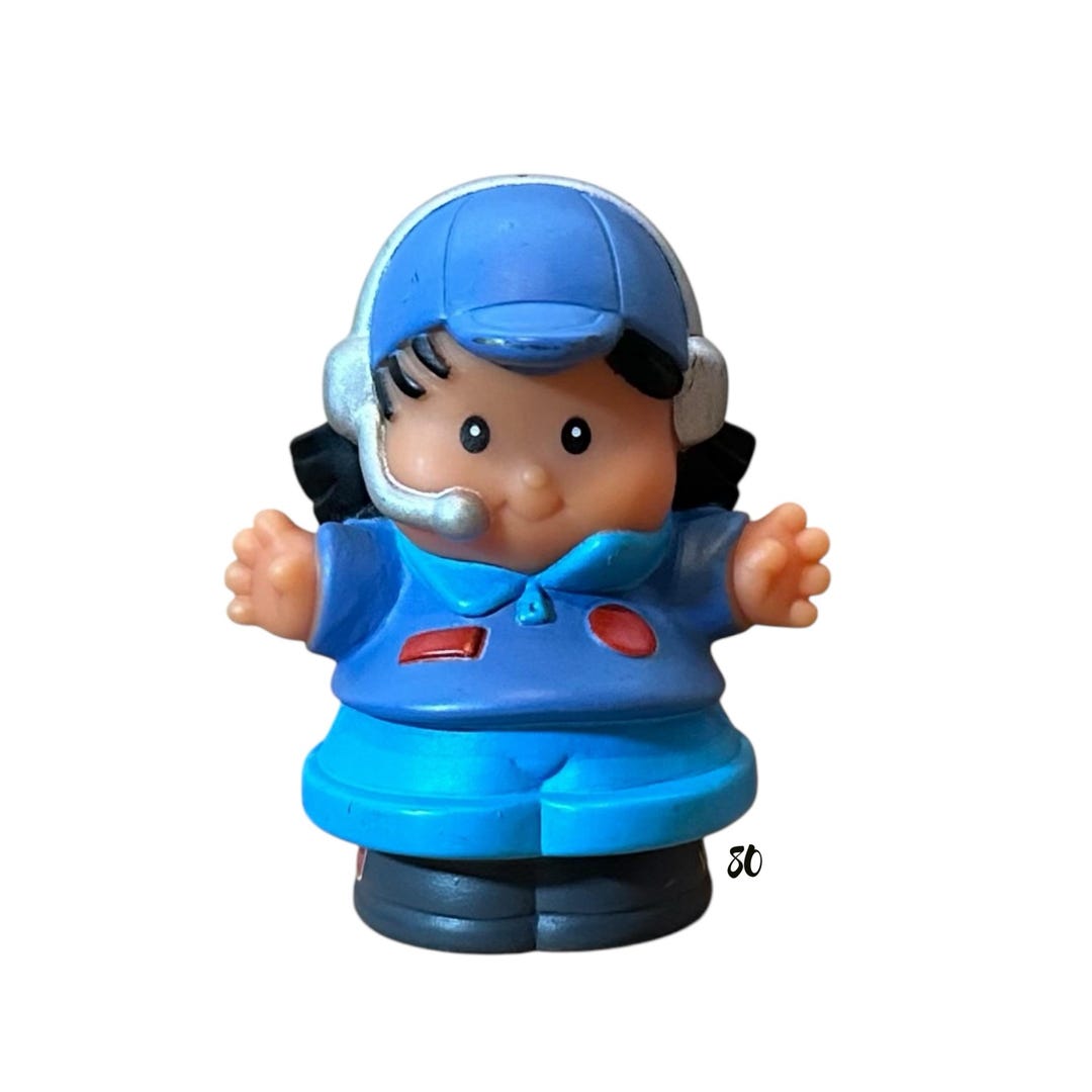 Fisher Price Little People Figure 2001 Airline Pilot Mom Girl With ...