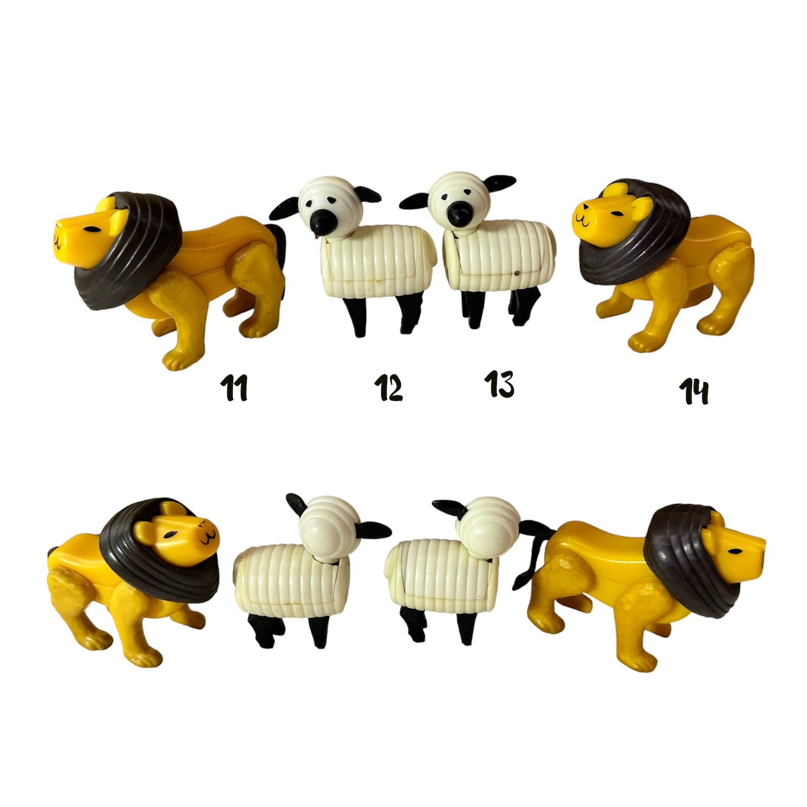 Fisher Price Little People Horse Cow Dog Pig Sheep Lamb Giraffe Lion ...