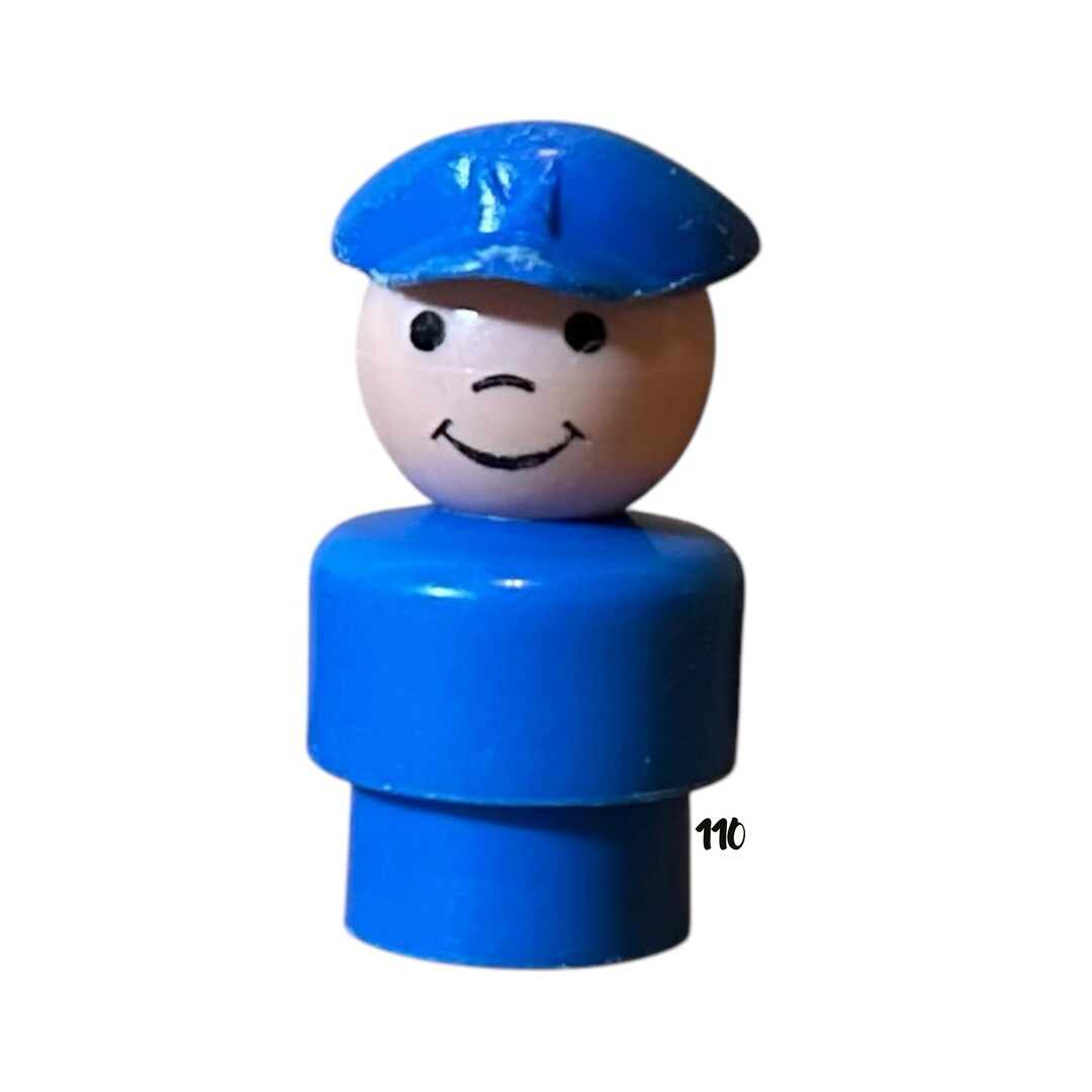 Fisher Price Little People Figure Boy Man Pilot Mailman Mail Man Post ...