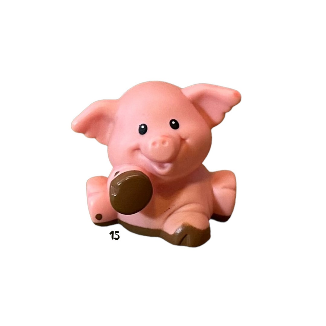 Fisher Price Little People 2001 Pink Muddy Pig Animal Figure Vintage ...