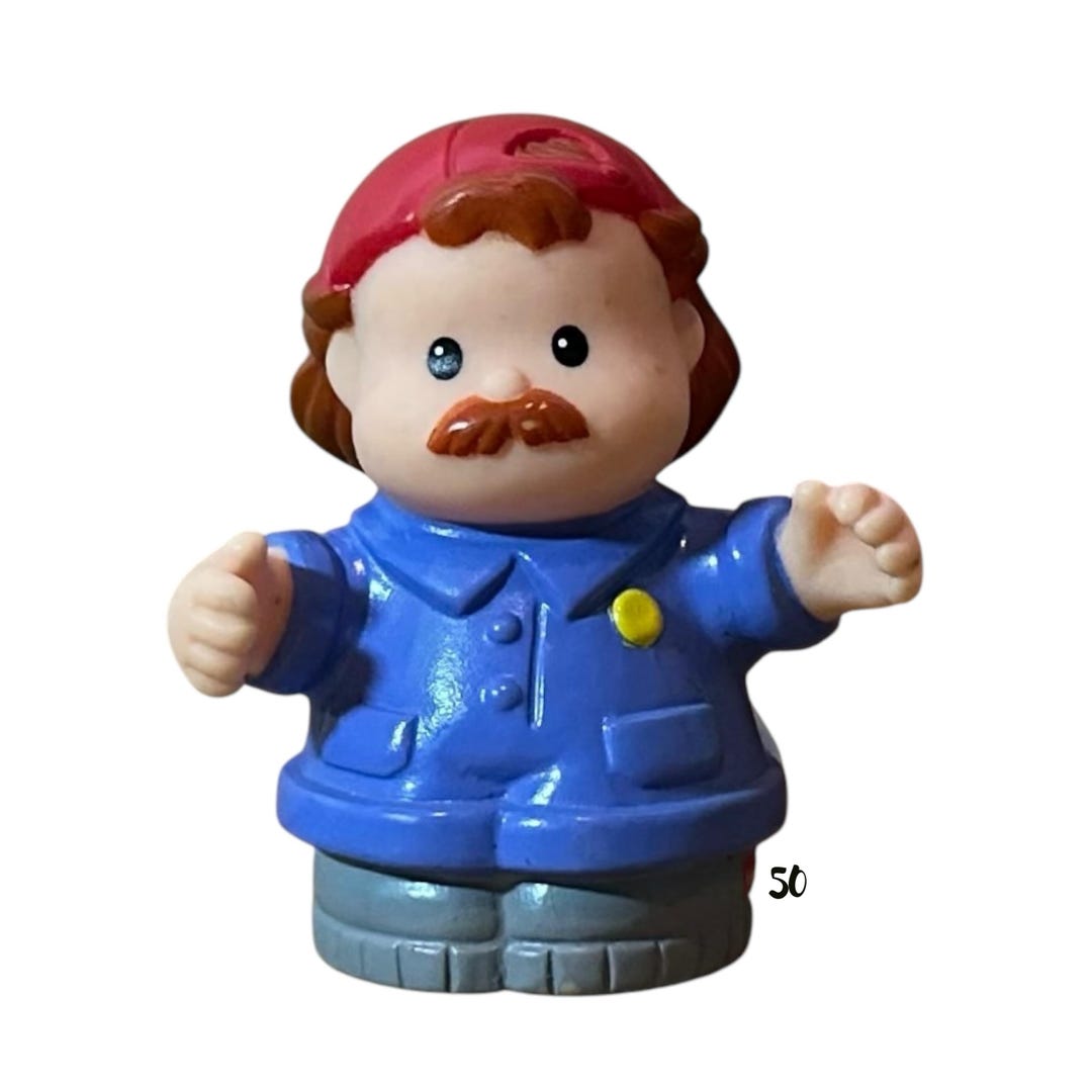 Fisher Price Little People Figure 1997 Car Mechanic Man With Wrench ...