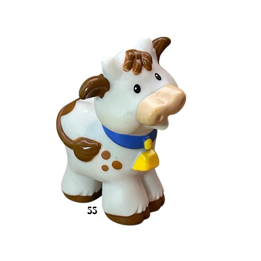 Vintage Fisher Price Little People Cow With Brown Spots – Farm Animal ...