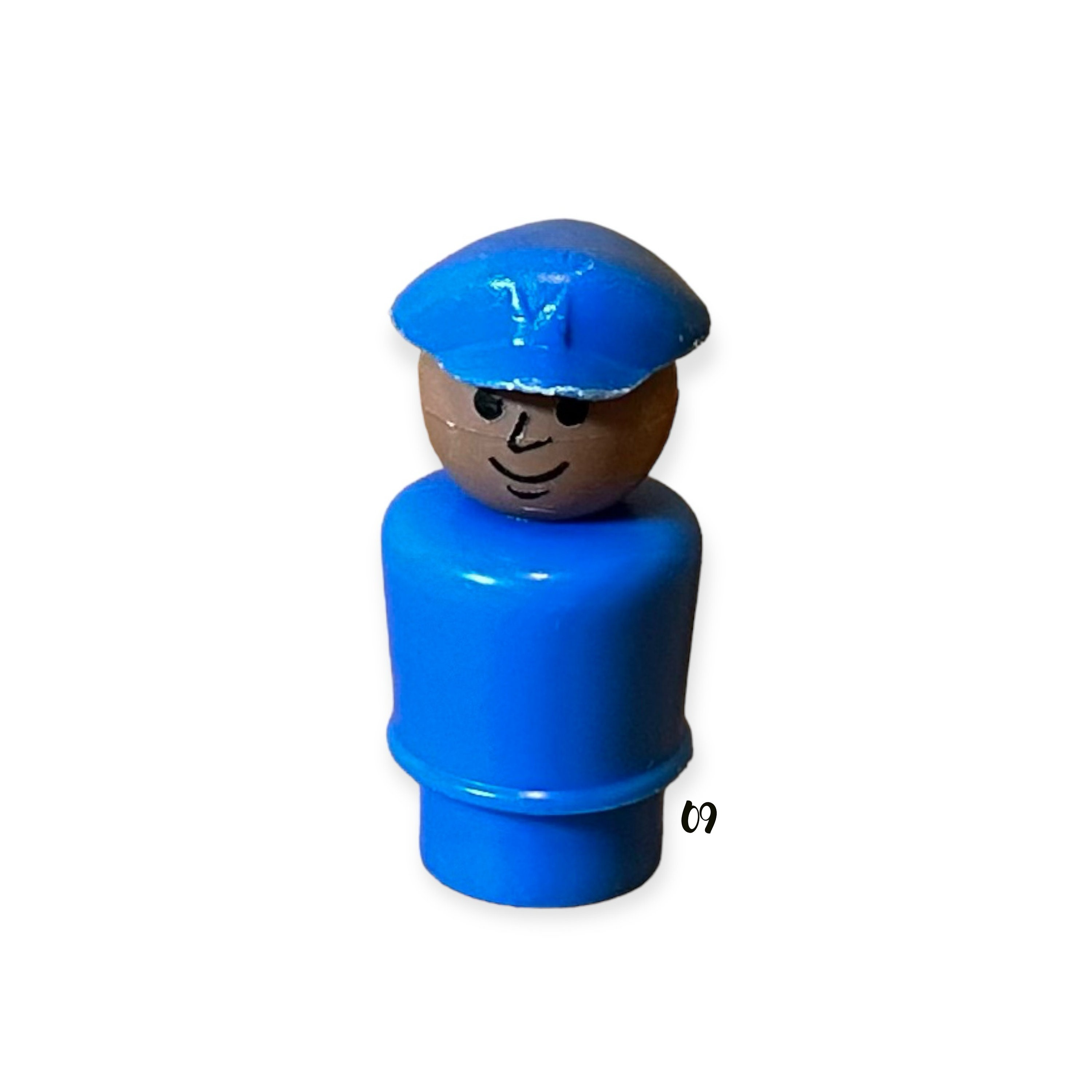 Fisher Price Little People Figure AA Blue Pilot Mailman Mail Man Post ...