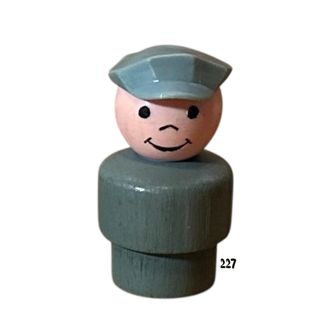 Fisher Price Little People WP Figure Grey Boy Mailman Post Office ...