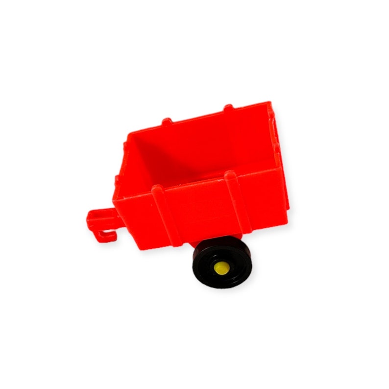 Fisher Price Little People Red Hay Cart Wagon for Tractor Vintage Toy ...