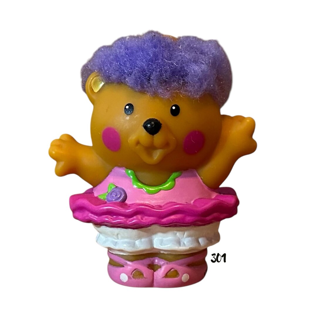Fisher Price Little People Figure 2006 Ballet Bear With Pink Tutu Touch ...