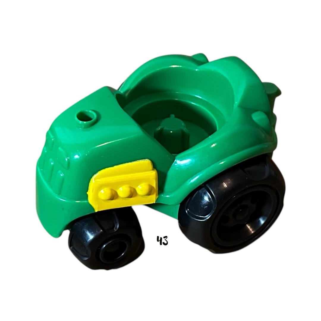 Fisher Price Little People Green Tractor Truck for Farmer Jed Vehicle ...