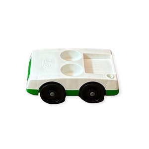 Fisher Price Little People 2-seater White Passenger Car Vehicle Vintage ...