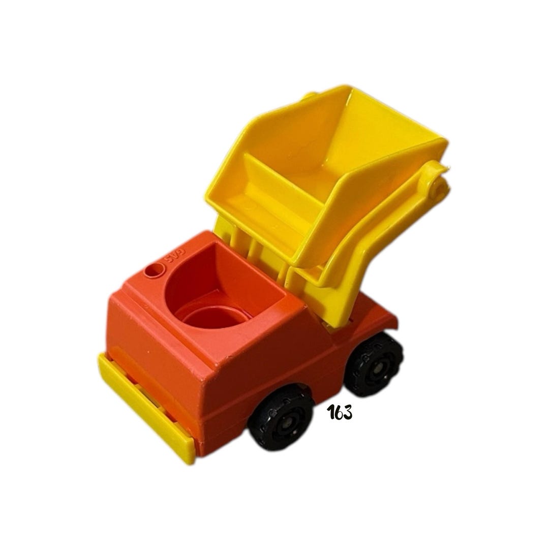 Vintage Fisher Price Little People Orange Front Loader Truck | #2352 ...