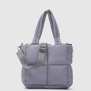 Quilted Waterproof Puffer Shoulder Bag, Quilted Puffer Bag, Winter ...