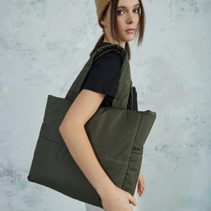 Nylon Shoulder Bag Nylon Tote Bag Nylon Work Bag Nylon Hobo Bag Nylon ...