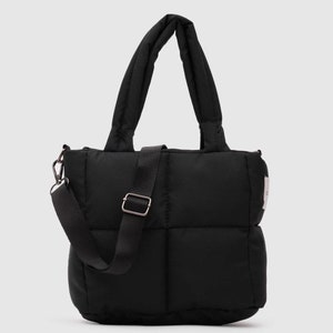 Quilted Waterproof Puffer Shoulder Bag, Quilted Puffer Bag, Winter ...