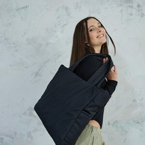Nylon Shoulder Bag Nylon Tote Bag Nylon Work Bag Nylon Hobo Bag Nylon ...