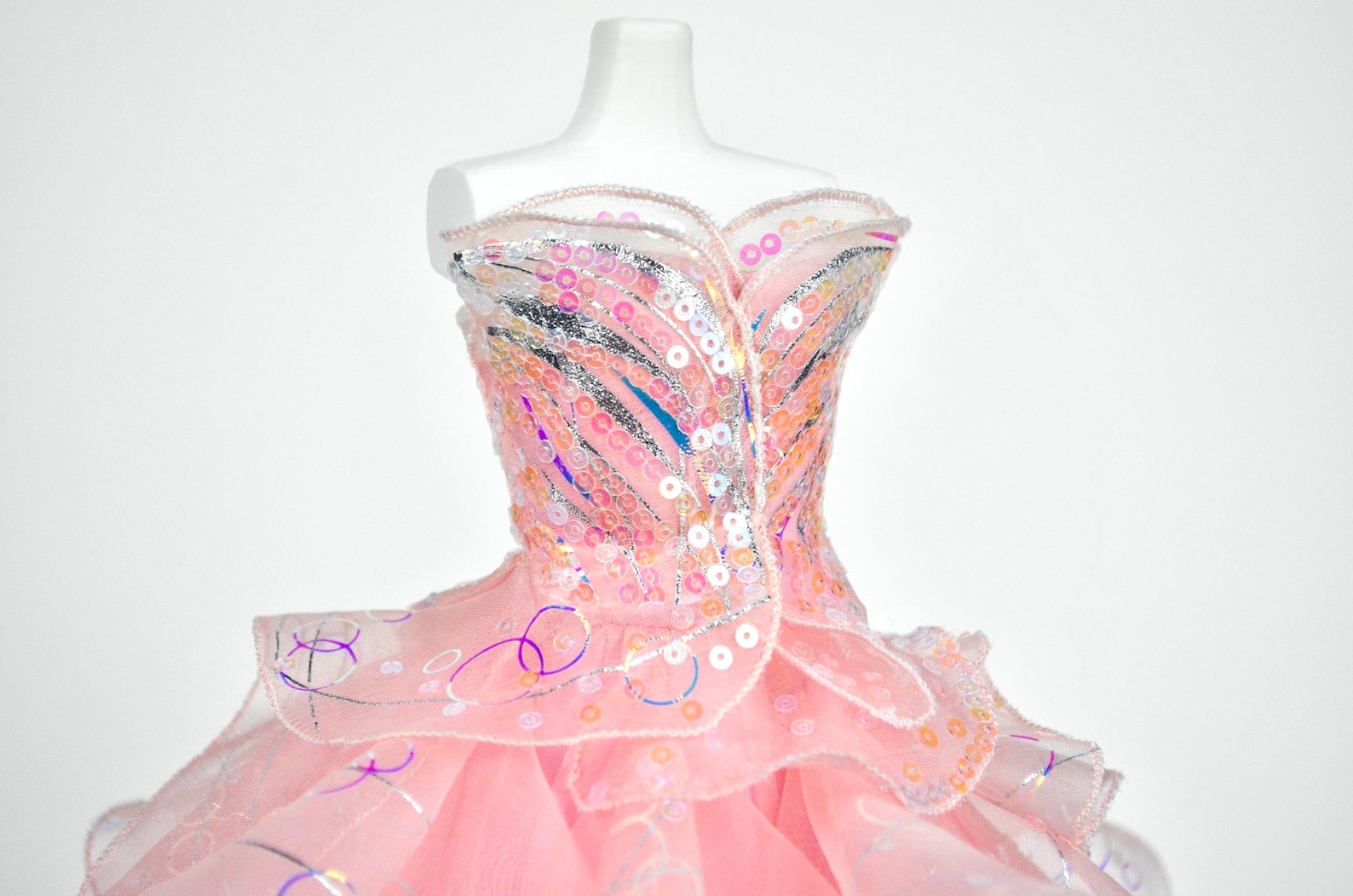 PDF Instructions and Sewing Pattern, Glinda Bubble Dress Inspired From Wicked, Doll Dress ...