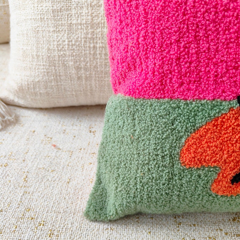 Evil Eye Pillows Pink Orange Sage Green Multi Color Hand Machine ...