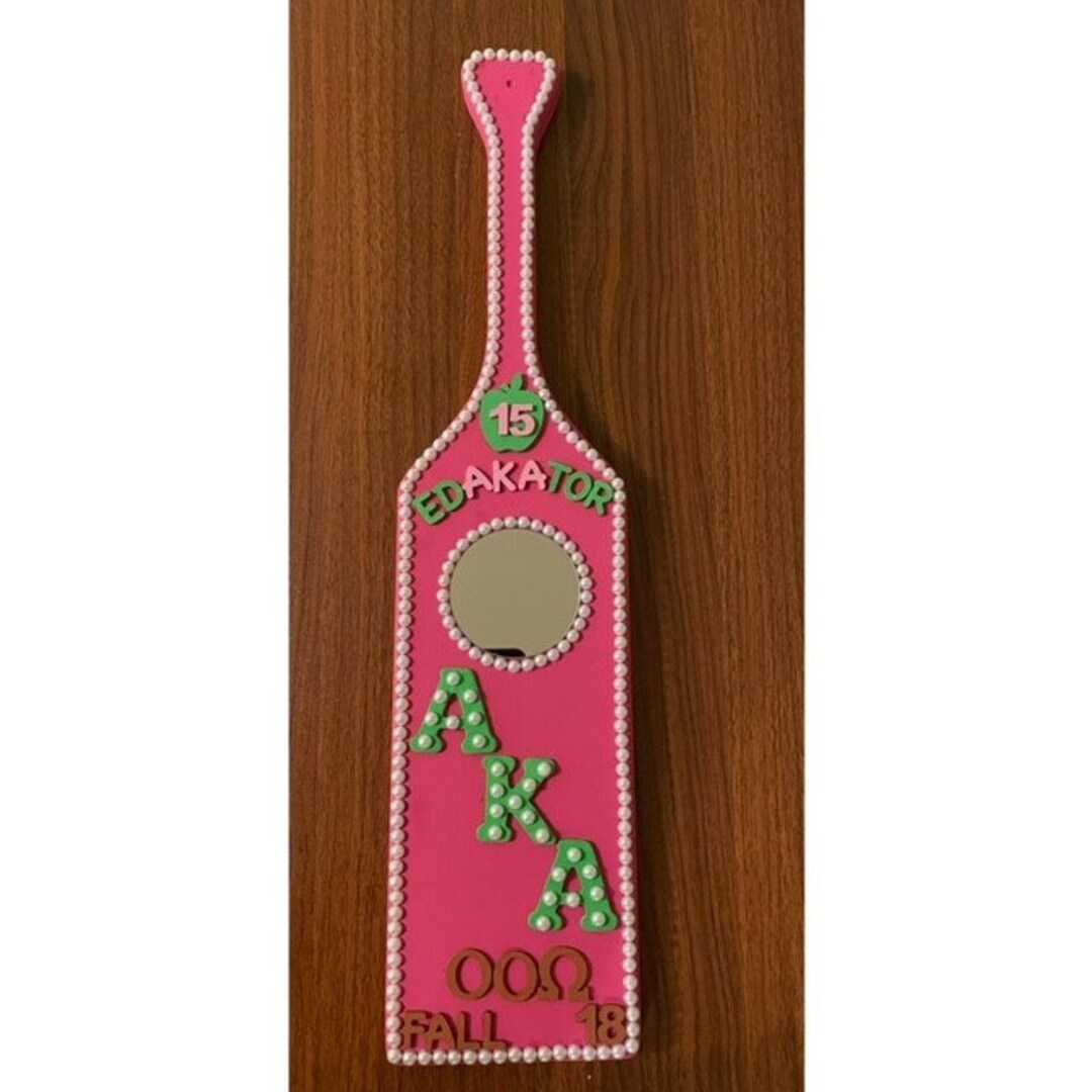 AKA Paddle Full Pearl Big Mirror - Etsy