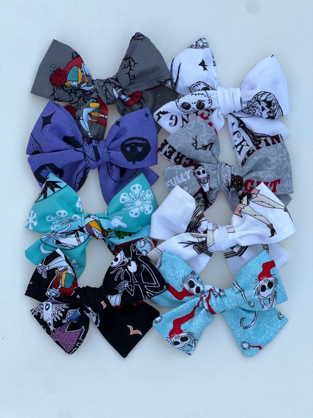 Nightmare Before Christmas Bows - Etsy