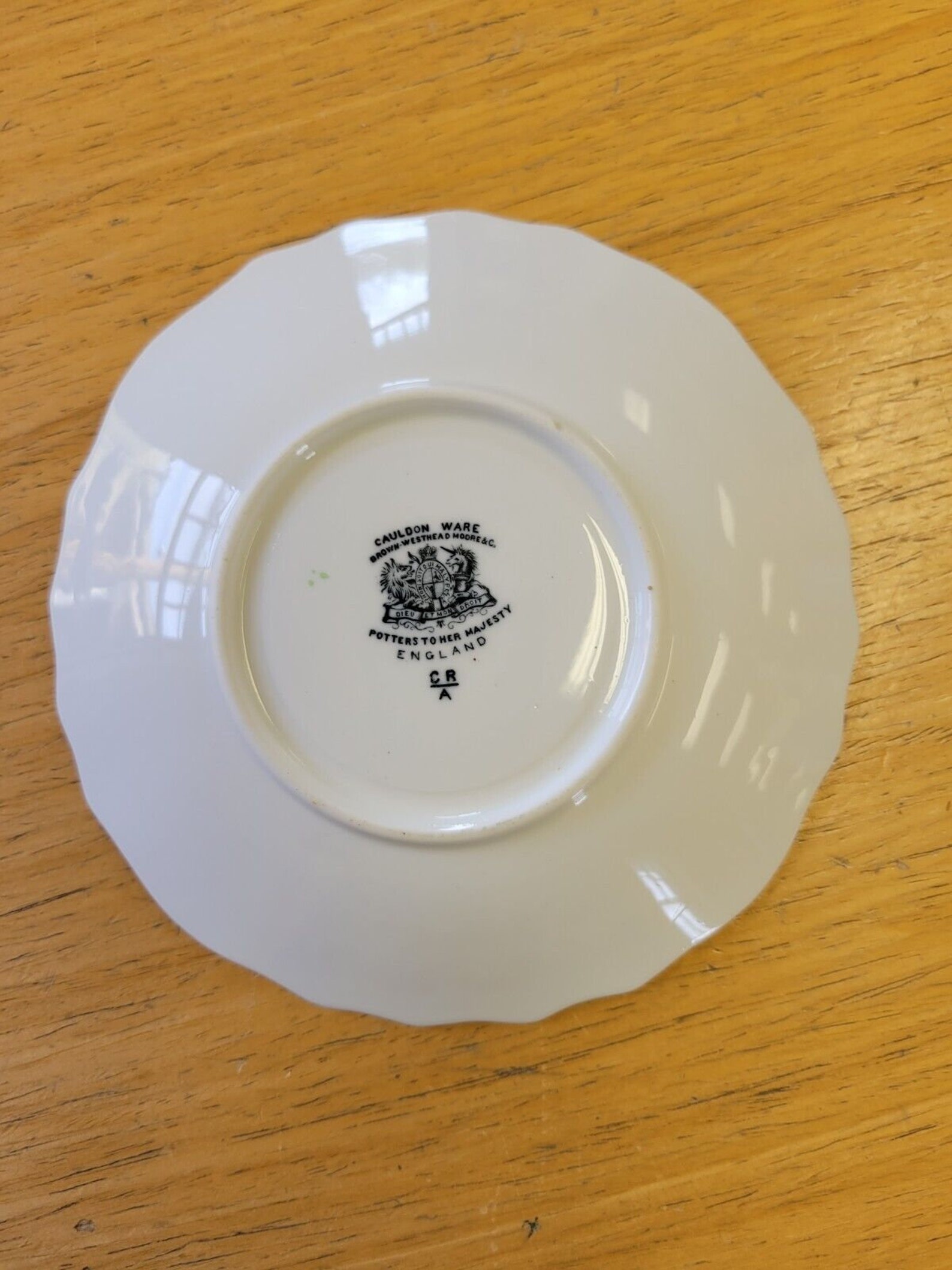 Rare Antique Cauldon Ware Brown-westhead Moore & Co. Teacup Saucer - Etsy