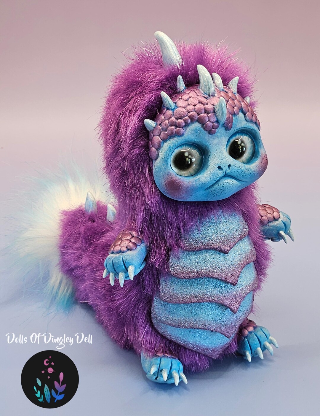 Ooak Art Doll "orbyl the Whisper Orb" Faux Fur Plush Forest Guardian ...