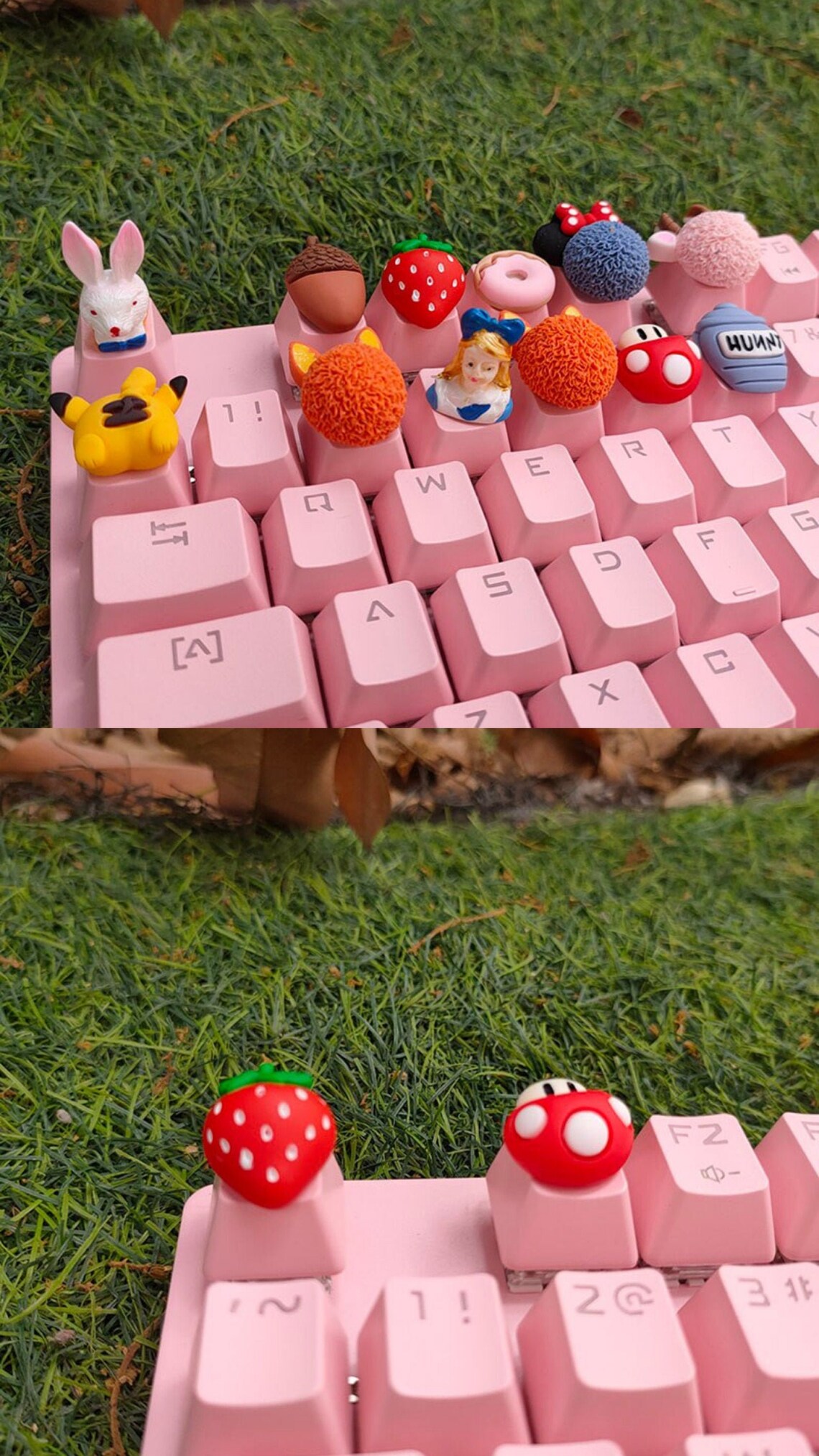 Keycaps Cute Pink Cartoon keycap cute | Etsy