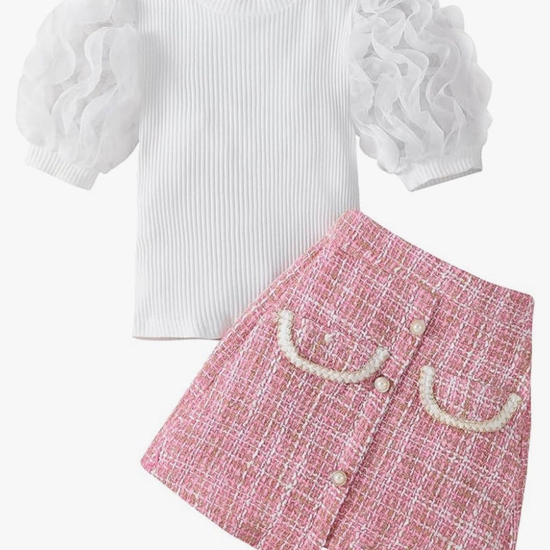 Tweed Matching Set - Etsy