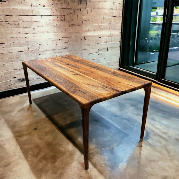 Walnut Dining Table - Etsy