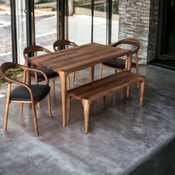 Walnut Dining Table - Etsy