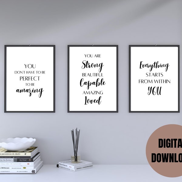 Self Care Wall Art - Etsy