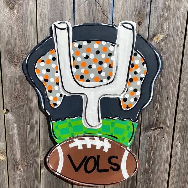 Hand Painted Football of Stadium - Etsy
