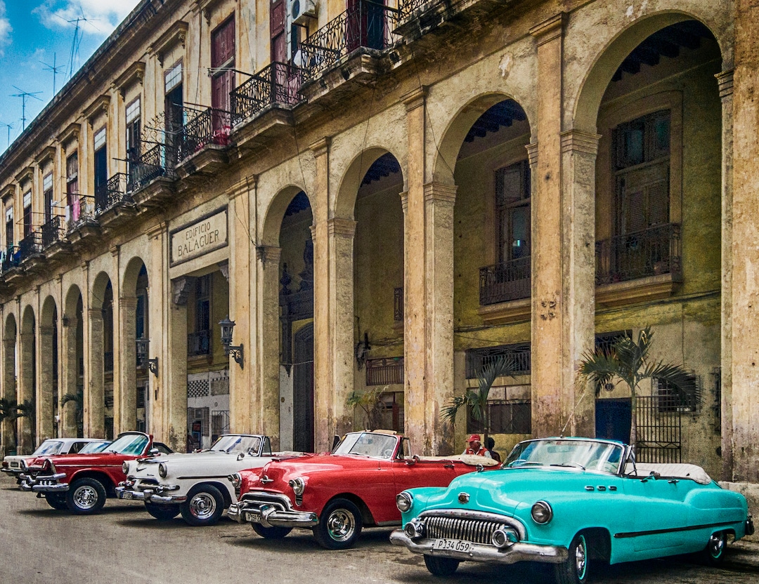 Car Show in Cuba, Car Show in Havana, Old Cars in Havana Photo Print ...