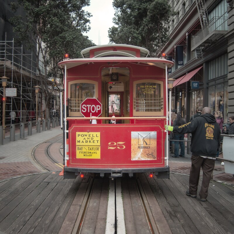 Sf Cable Car Print - Etsy
