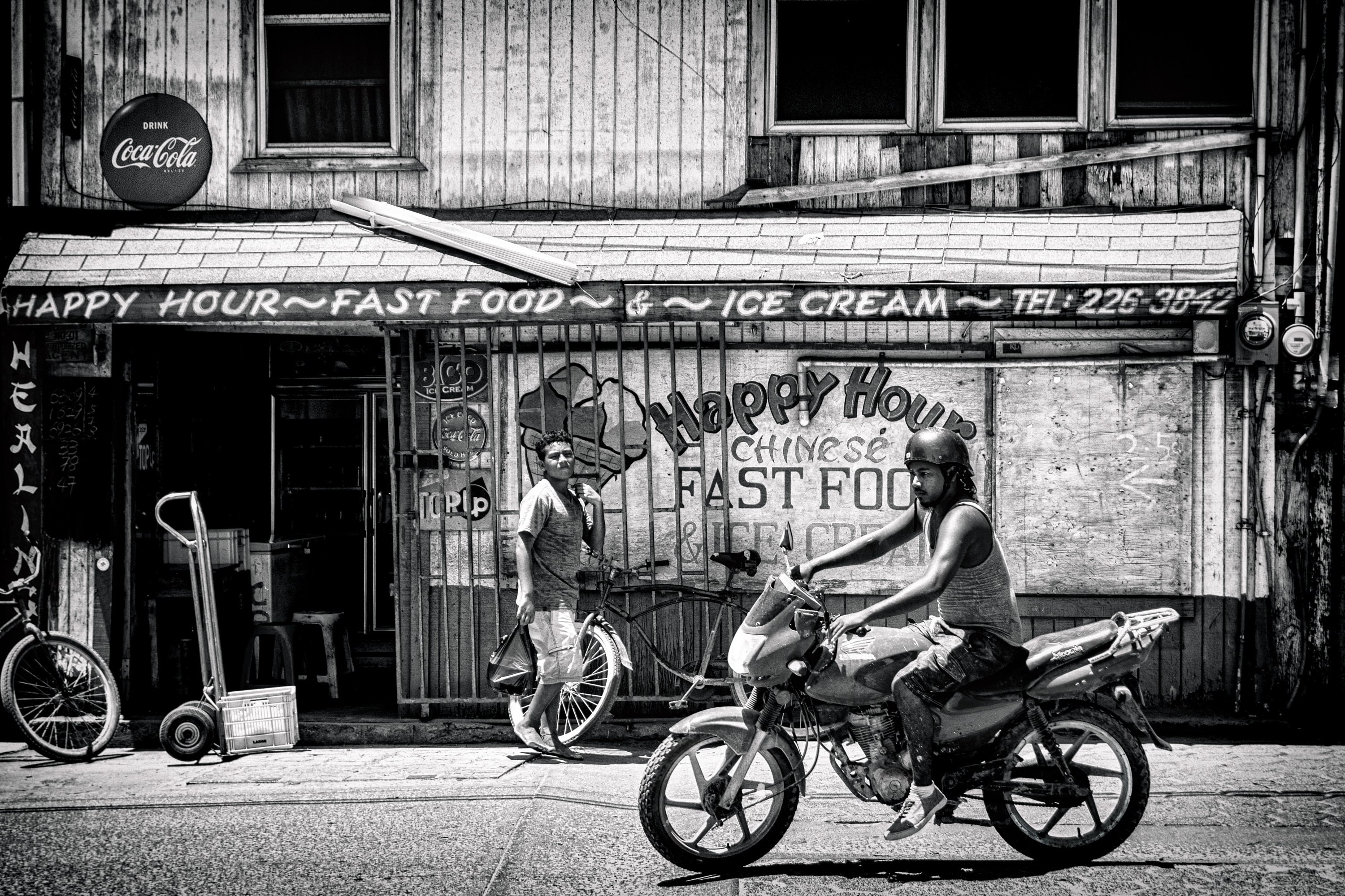 Belize Travel Photography, Street Life in Belize, Belize Fast Food ...