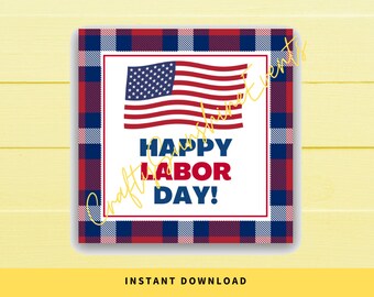 Labor Day Tags - Etsy