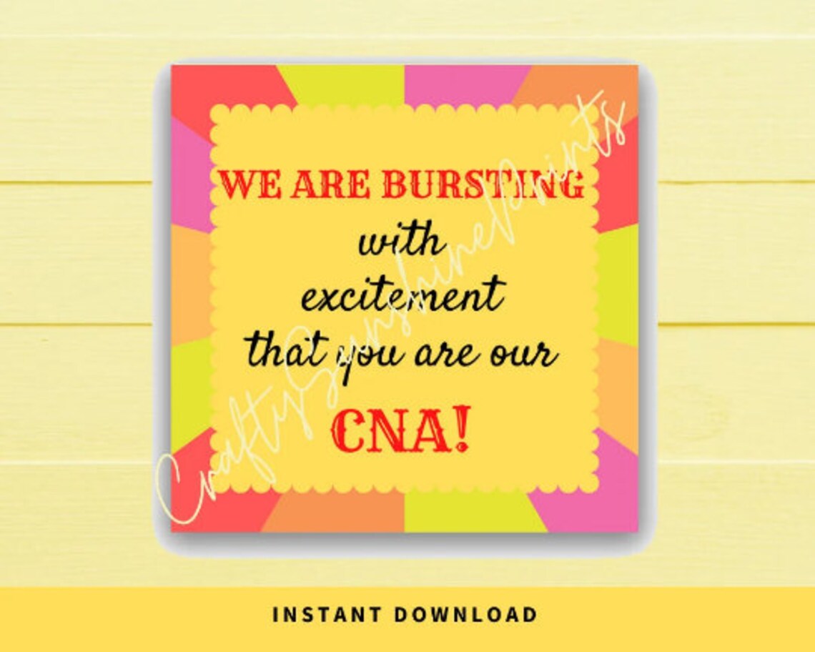 INSTANT DOWNLOAD We Are Bursting With Excitement That You Are - Etsy