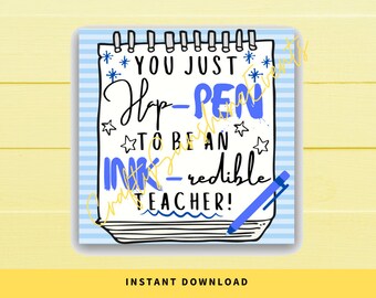 EDITABLE Teaching is a Work of Heart Teacher Appreciation Gift Tags ...